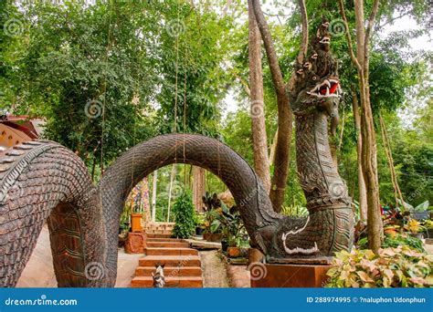 Phaya Nak Statue King Of Naga Stock Image Image Of Design Symbol