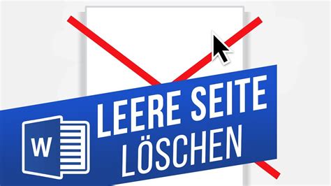 Wie lösche ich leere seiten aus einem word dokument
