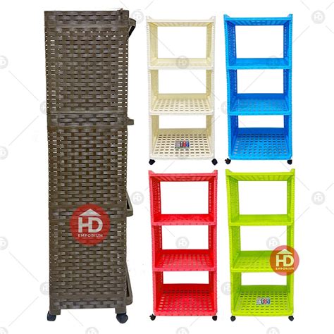Uni Display Rack Layer Regular Deep With Lock Wheels Movable