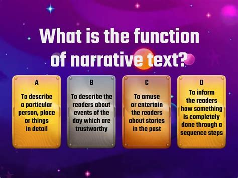 Narrative Text Quiz