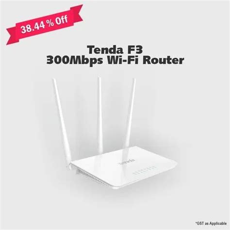 Tenda F Mbps Wi Fi Router White Not A Modem At Rs Piece Wifi Router In Mumbai Id