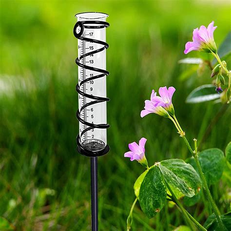 Nuolux Rain Gauge Tube Replacement 7 Inch Glass Rain Gauge Tube For