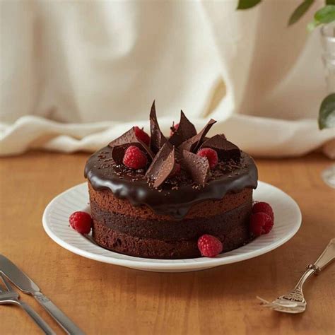 Moist Chocolate Fudge Cake With Chocolate Ganache