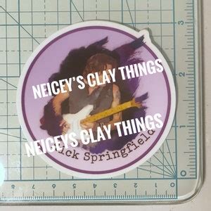 Rick Springfield Art Music Vinyl Sticker 80s Music Gift Waterproof