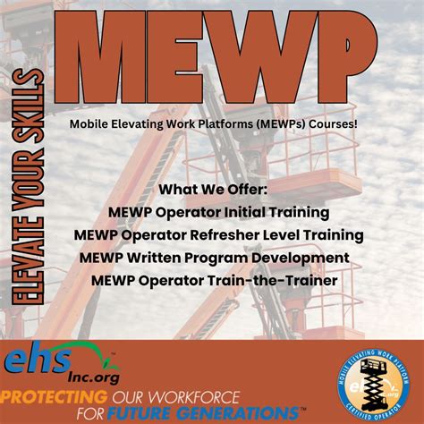Ehs International Inc On Linkedin Operator Safety Training Mewp Certification Ehsinc