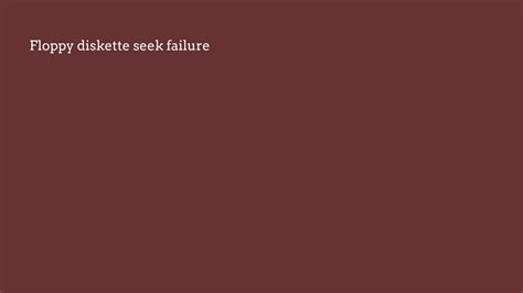 Diskette Drive Seek Failure Reasons And Solutions Tools Pond