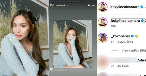 Kobe Paras Drops Heart Eyes On Kyline Alcantaras Post Shares It On