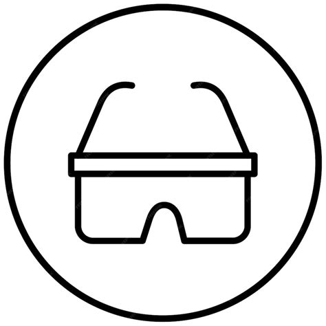 Premium Vector Safety Goggles Vector Illustration