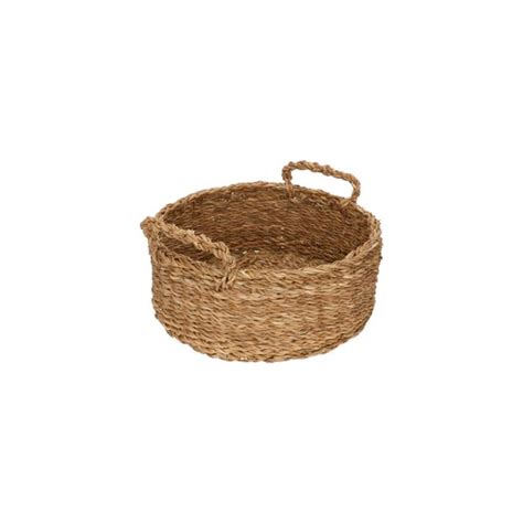 Round Seagrass Basket Home Dille And Kamille