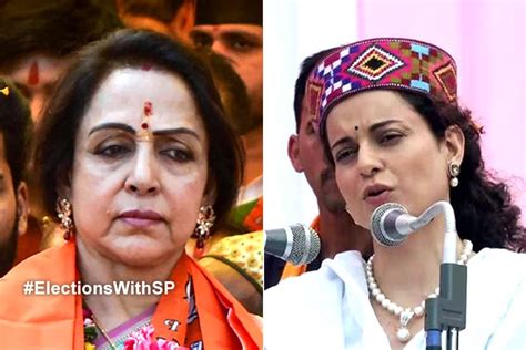 Kangana Ranaut Defends Hema Malini Against Politicians Remarks