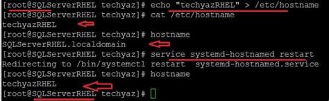 How To Change Hostname Of Redhat Linux Server