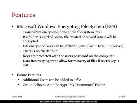 PPT Windows Encryption File System EFS PowerPoint Presentation