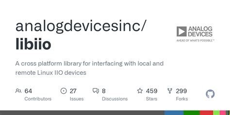 GitHub Analogdevicesinc Libiio A Cross Platform Library For Interfacing With Local And Remote