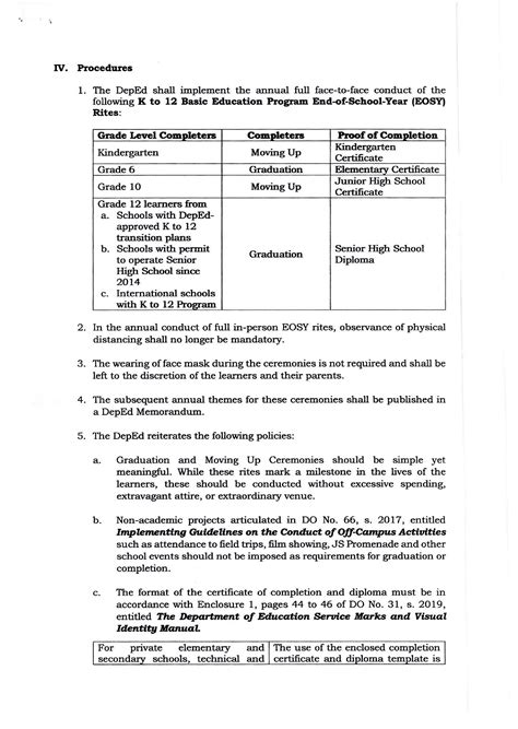 Deped Order No 9 S 2023 An Deped Tayo Bacoor City
