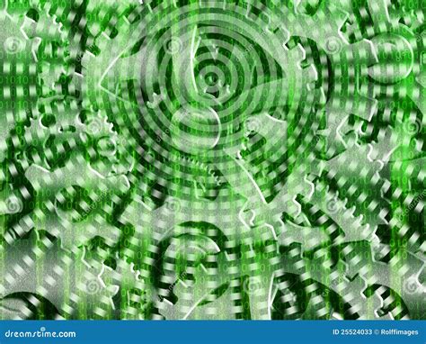 Binary Code Streaming Stock Illustration Illustration Of Computer