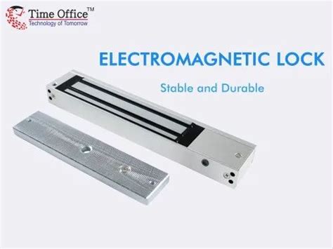 TEAMOFFICE Single Leaf EM Lock Packaging Size Brushed At