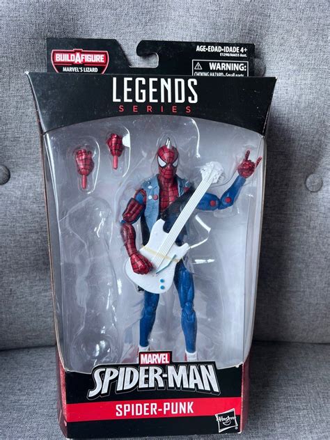 Marvel Legends Spider Punk Lizard Baf Wave Hobbies And Toys Toys