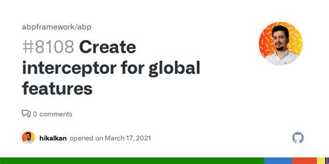 Create Interceptor For Global Features · Issue 8108 · Abpframeworkabp