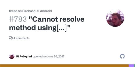 Cannot Resolve Method Using Issue 783 Firebase FirebaseUI