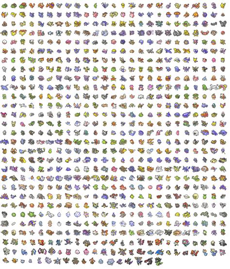 All 718 Pokemon Sprite Icons By Luqipower On Deviantart