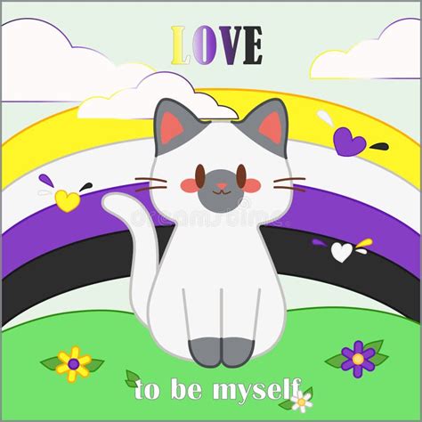 Non Binary Flag Stock Illustrations 568 Non Binary Flag Stock