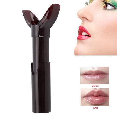 Portable Lip Enhancer Suction Device Dark Red Lip Plumping Tool For