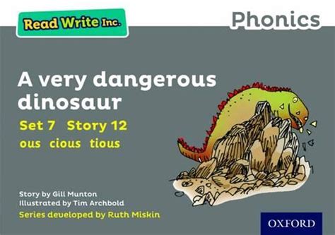 Read Write Inc Phonics A Very Dangerous Dinosaur Grey Set 7