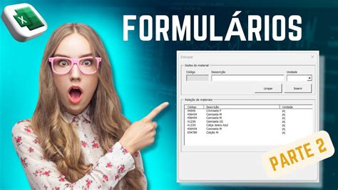como criar listbox no formulário do excel com programação vba