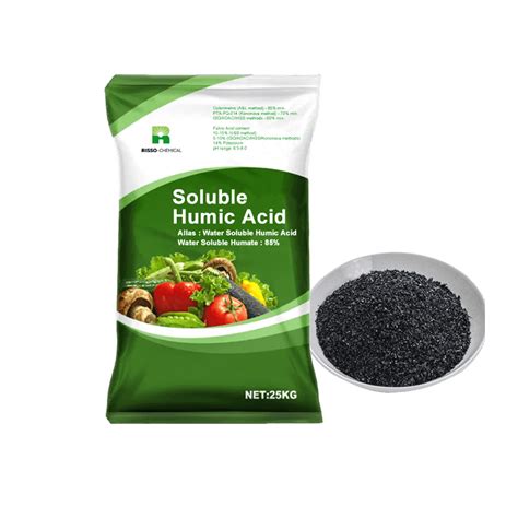 អាស៊ីត Humic រលាយក្នុងទឹក ដំណោះស្រាយពិសេសសម្រាប់សុខភាពដីដែលប្រសើរឡើង