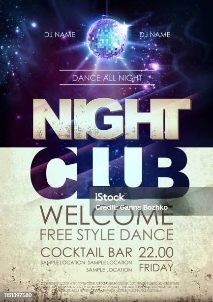 디스코 공 배경입니다 오픈 스페이스 배경에 디스코 나이트 클럽 포스터 배경 주제에 대한 스톡 벡터 아트 및 기타 이미지 배경
