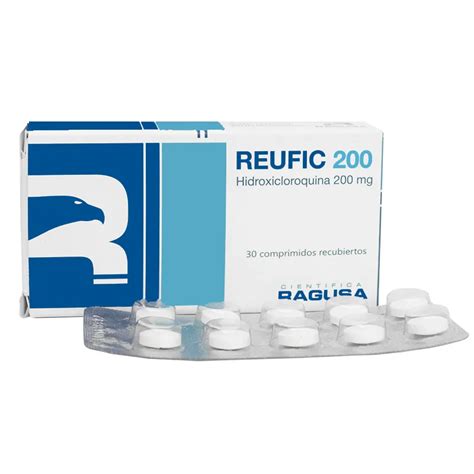 Reufic 200 Hidroxicloroquina 200 Mg Cont 30 Comprimidos Recubiertos