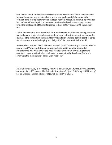 Jps Bnai Mitzvah Torah Commentary The Jewish Publication Society