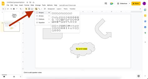 How To Flip A Shape In Google Slides Technology Accent