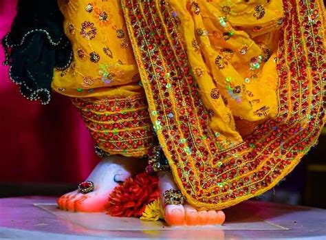 Lotus Feet Of Sri Chaitanya Mahaprabhu At Kathmandu Nepal In Kathmandu Nepal Hare Krishna