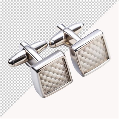 Silver Cufflinks Premium Ai Generated Psd