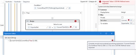 I Am Getting Error Cs0149 Method Name Expected Activities Uipath Community Forum
