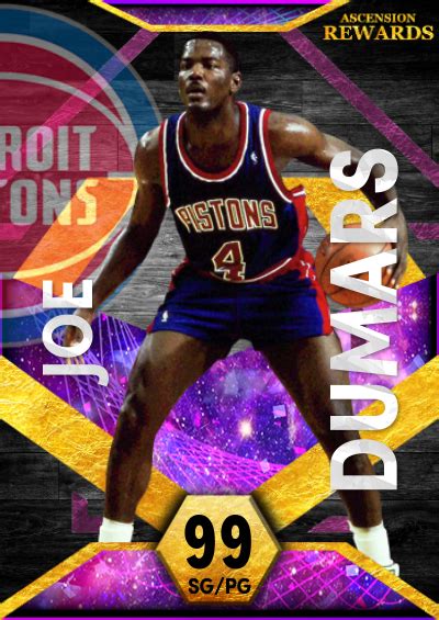 Nba 2k22 2kdb Custom Card Joe Dumars