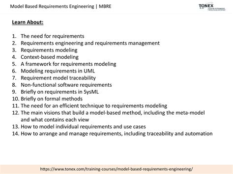 model based requirements engineering mbre ppt