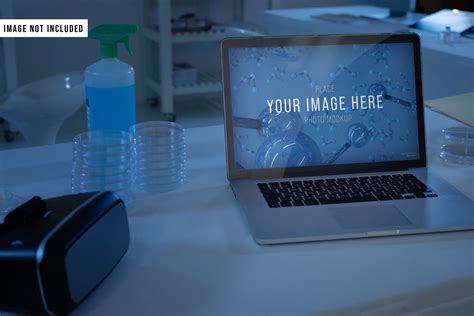 Lab Screen Mockup Mockups ~ Creative Market