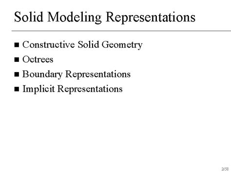 solid modeling dr scott schaefer 1 solid modeling