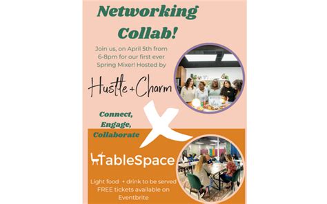 Spring Mixer By Tablespace Coworking Shared Workspace And Event Space