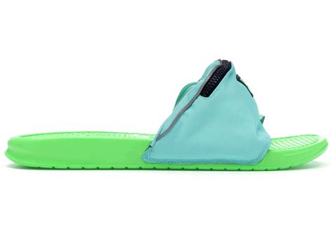 Nike Benassi Jdi Fanny Pack Green Mens Ao1037 300 Us