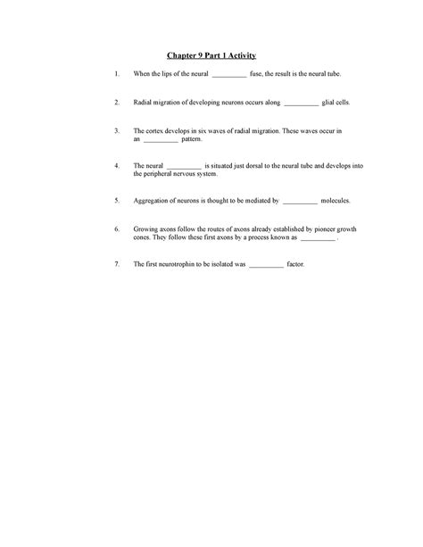 Chapter 9 Part 1 Activi For Cgapter 9 Chapter 9 Part 1 Activity