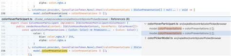 UI Glitches In Find Ref Peek View With Sticky Scroll Turned On Issue