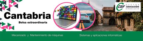 Csif Cantabria Bolsa Urgente Mecanizado Y Mantenimiento De M Quinas Y De Sistemas Y