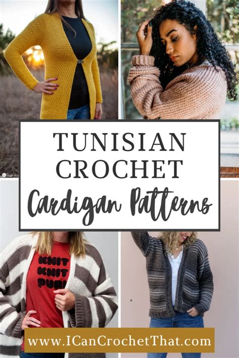 21 Stunning Tunisian Crochet Sweater And Cardigan Patterns For Every