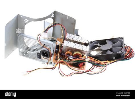 Computer Power Case Isolated On The White Background Stock Photo Alamy