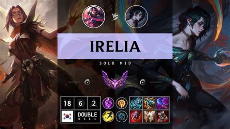 Irelia Mid Vs Hwei Kr Master Patch Youtube