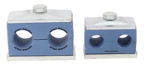 Abraçadeira Dupla P mangueira Ou Tubo 12mm