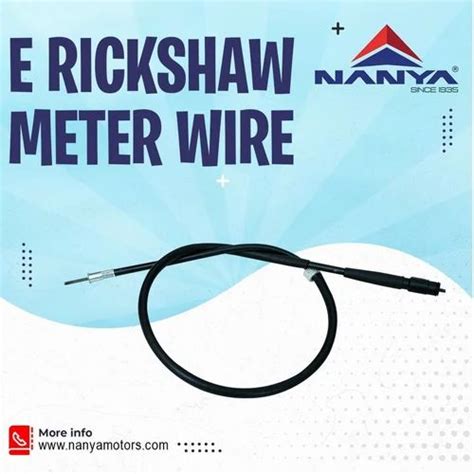 E Rickshaw Meter Wire OEM Grade At Piece Motorcycle Speedometer Cable In New Delhi ID